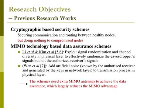 Ppt Cross Layer Design Of Security Scheme For Cooperative Mimo Sensor