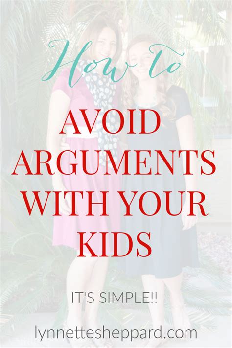 avoid arguments pin