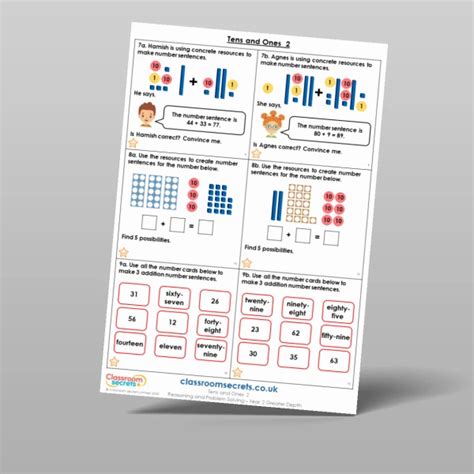 Year 2 Tens And Ones 2 Reasoning And Problem Solving Resource