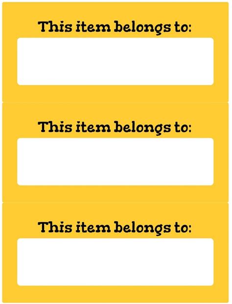 32 Free Editable Classroom Label Templates Printable Pdf American Templates