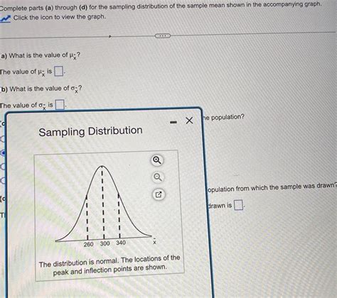 [answered] Complete Parts A Through D For The Sampling Distribution Of Kunduz