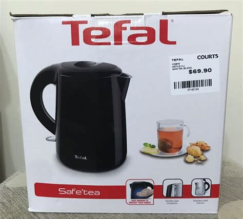 Tefal Kettle Safe Tea Black 1l K02618 Tv And Home Appliances Kitchen