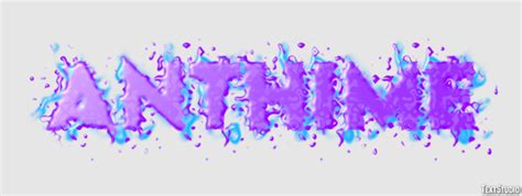 Anthime Effet De Texte Et Design De Logos Prénom