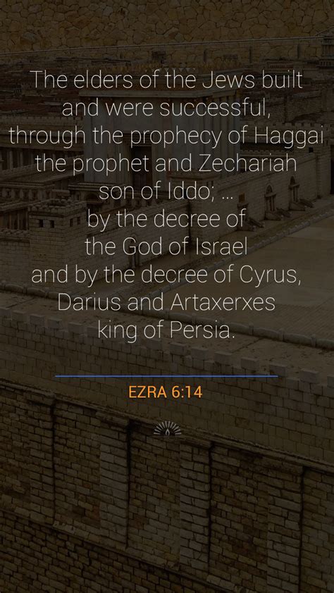 Ezra Chapter 6 Daily Holy Bible Reading