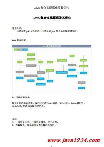 JAVA集合实现原理及其优化 PDF 下载 Java知识分享网 免费Java资源下载
