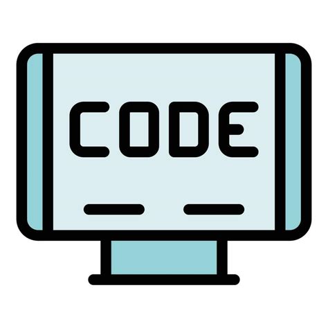 Cnc Machine Code Icon Vector Flat Vector Art At Vecteezy
