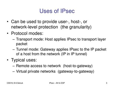 PPT IPsec AH ESP PowerPoint Presentation Free Download ID 3196932