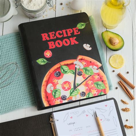 Refillable Recipe Binder With Inserts Homemade Cookbook With Etsy