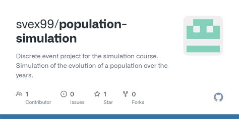 github svex99 population simulation discrete event project for the simulation course