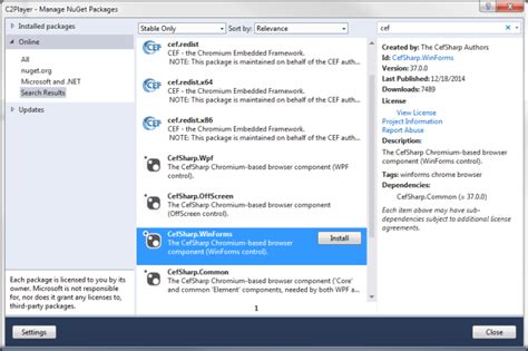 Embedded Chromium In Winforms The Chris Kent