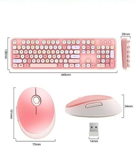 Mofii 2 4g Wireless Keyboard Mouse Set Preeti