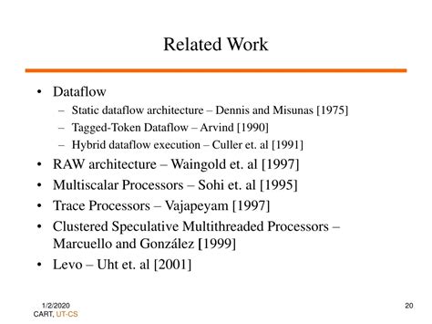 Ppt A Design Space Exploration Of Grid Processor Architectures
