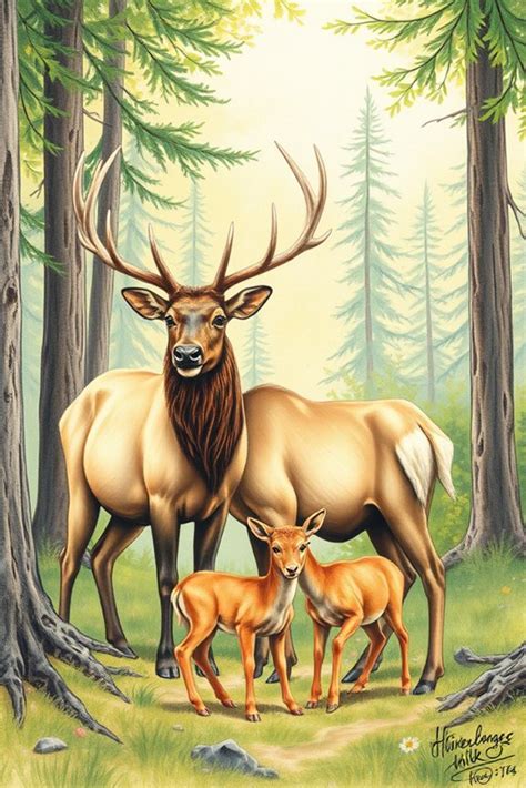 12 Inspiring Elk Drawing Ideas For Your Next Art Project