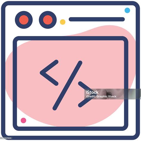 Programing Icon User Interface Vector Illustration As A Simple Vector