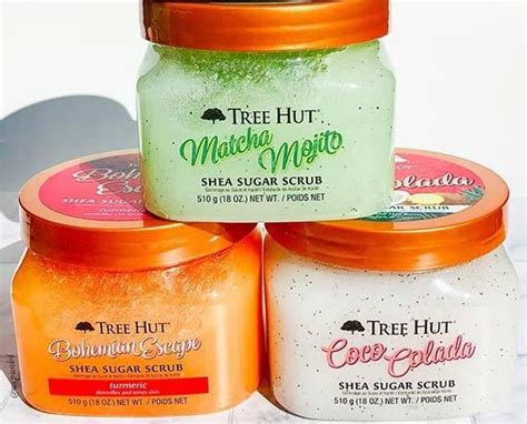 Reveal Your Natural Beauty Tree Hut Shea Tree Hut Clear Skin Care Routine Sugar Body Scrub