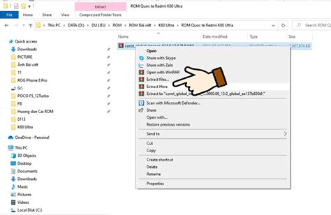 Hướng dẫn up ROM cho Xiaomi Redmi K60 Ultra ROM gốc Global vnROM