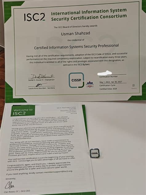 Usman Shahzad Cissp Gicsp On Linkedin Cissp Cybersecurity Isc2 Infosec Cissp Otsecurity