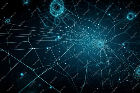 Premium Photo Internet Of Things Iot And Networking Concept For Connected Devices Spider Web