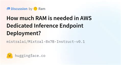 Mistralaimixtral 8x7b Instruct V01 · How Much Ram Is Needed In Aws