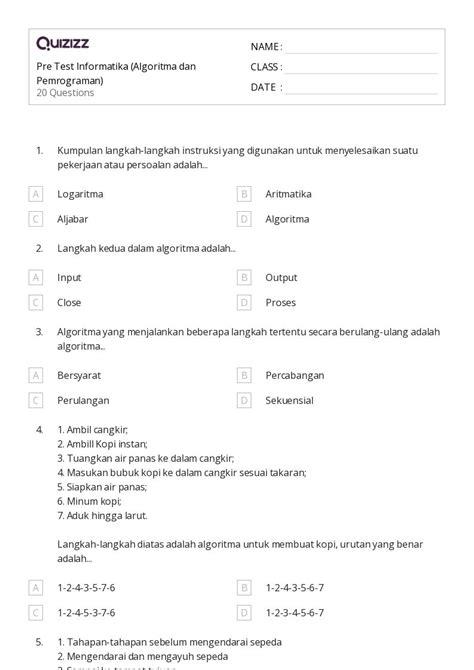 50 Lembar Kerja Perkalian Multi Digit Dan Algoritma Standar Untuk Kelas 8 Di Quizizz Gratis