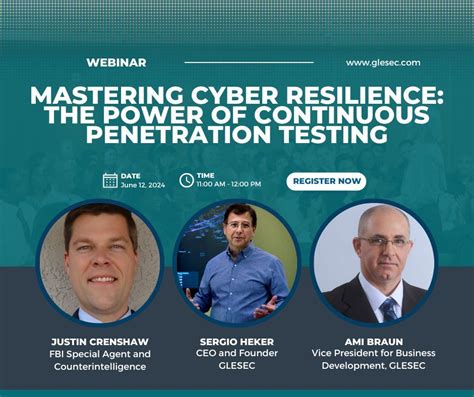 Glesec On Linkedin Join Our Upcoming Webinar On Continuous Penetration Testing Are You…