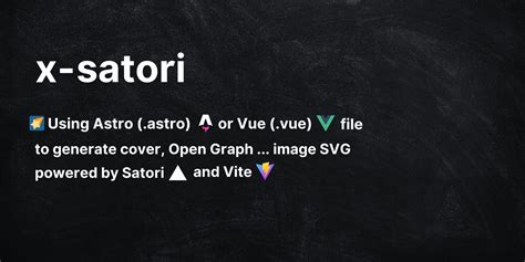 Satori · Github Topics · Github