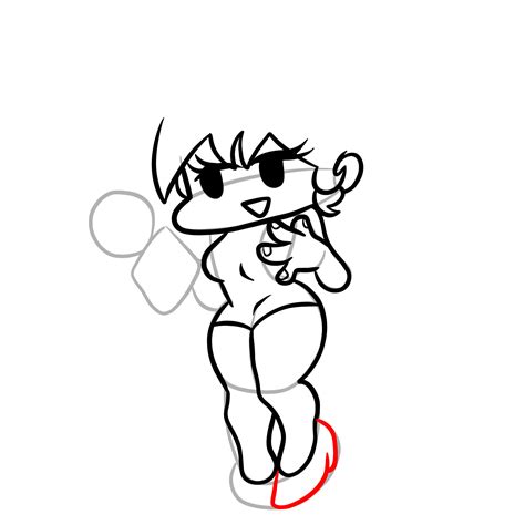 How To Draw Playable Gf From Fnf Sketchok