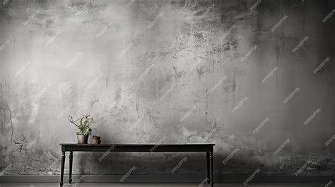 빈 회색 텍스처 벽 스튜디오 배경 프리미엄 사진