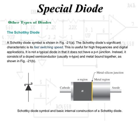 Working Principle Diode And Special Diode