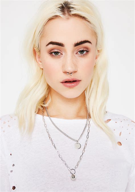 Chain Me Layered Necklace Dolls Kill