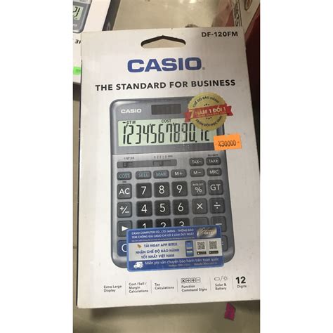 Máy Tính Casio Df 120fm Chính Hãng Shopee Việt Nam