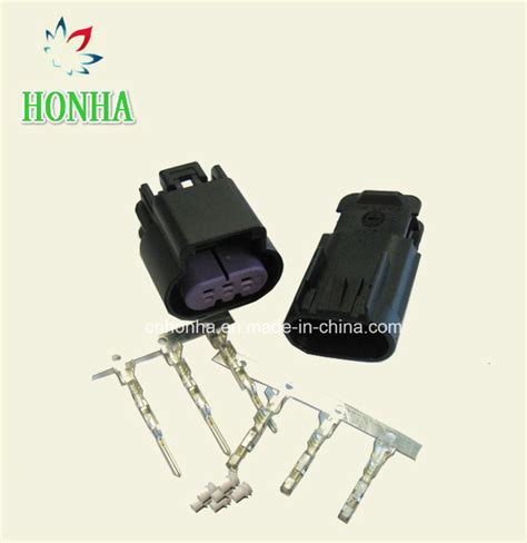 Delphi Female Male Pa66 3 Pin Waterproof Auto Connector Auto Parts And Cable Accessories