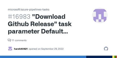 Download Github Release Task Parameter Default Version Latest Release Not Working Taking
