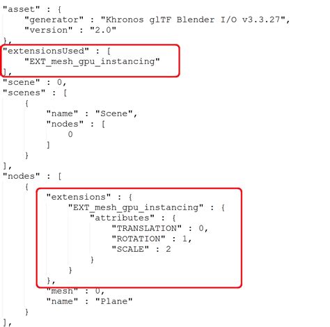 GitHub Takahirox GlTF Blender IO EXT Mesh Gpu Instancing