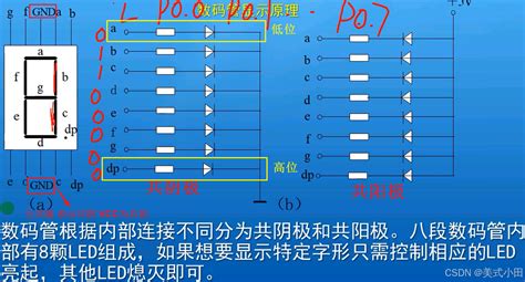 单片机学习笔记 5 数码管静态显示单片机静态数码管 Csdn博客