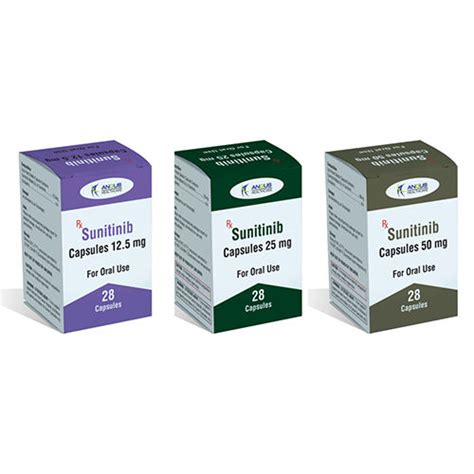 Sunitinib Capsules 125mg 25mg 50mg Recommended For Patients