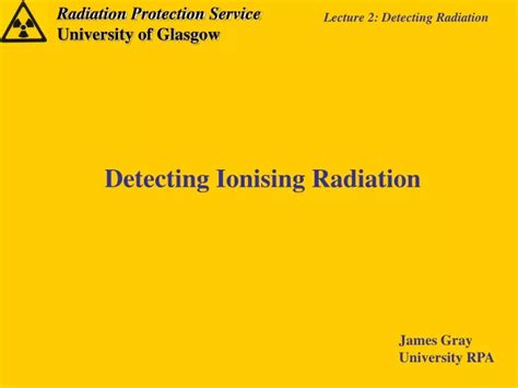 Ppt Detecting Ionising Radiation Powerpoint Presentation Free Download Id 9675319