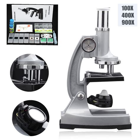 Led Portable Microscope Kit 100x 400x 900x Magnifi Grandado