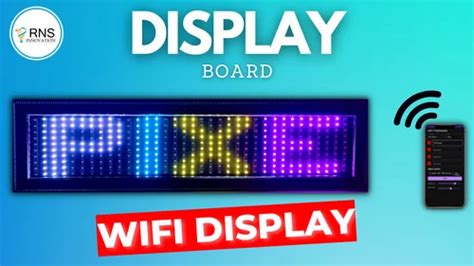 RGB WS SMD Pixel Led Wifi Display Board Lighting Color Multicolor Size Dimension Ft X