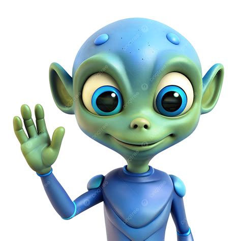 Cartoon Alien Clip Art Purple Cartoon Scary Alien With Tree Eyes
