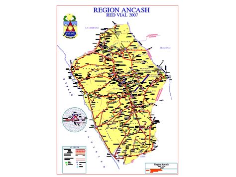 Ancash Road Map Peru In Autocad Download Cad Free 46137 Kb