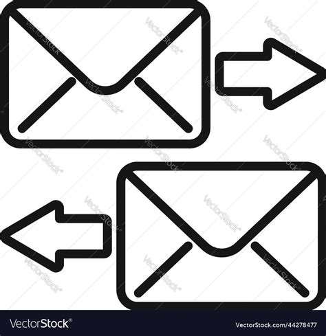 Send And Receive Email Icon