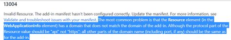 azure active directory office addin ntext auth getaccesstokenasync error 13004