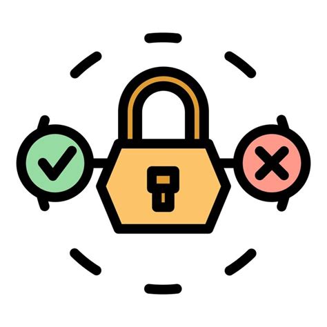 Premium Vector Padlock Code Icon Outline Vector Login Sms Verification Password Color Flat