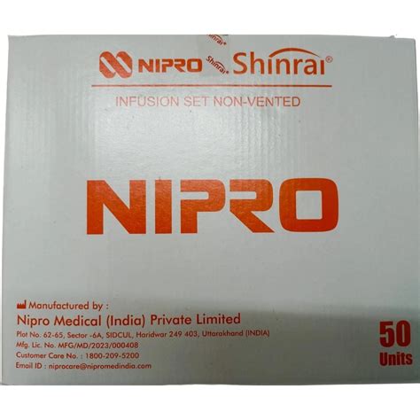 Buy Nipro Iv Set Infusion Set Non Vented Lowest Price