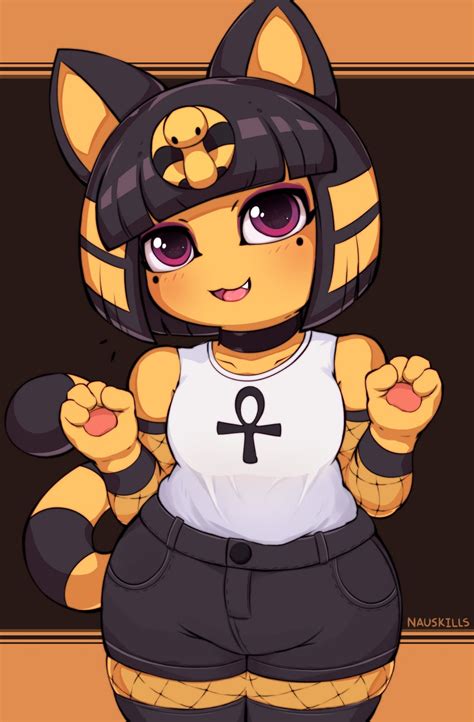 Ankha Animal Crossing Drawn By Nauskills Danbooru