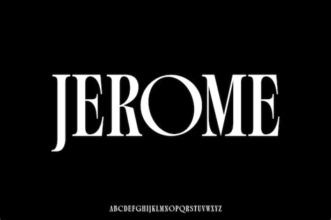 우아한 럭셔리 장식 세리프 알파 디스플레이 글 터 일러스트레이션 프리미엄 벡터