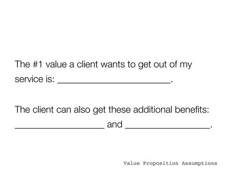 Assumptions Exercise Ppt