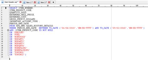 Issue With Where Statement Oracle Forums