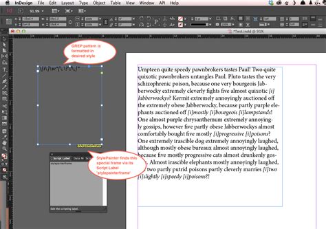 How To Extend Indesign Text Styling Range To Include Punctuation